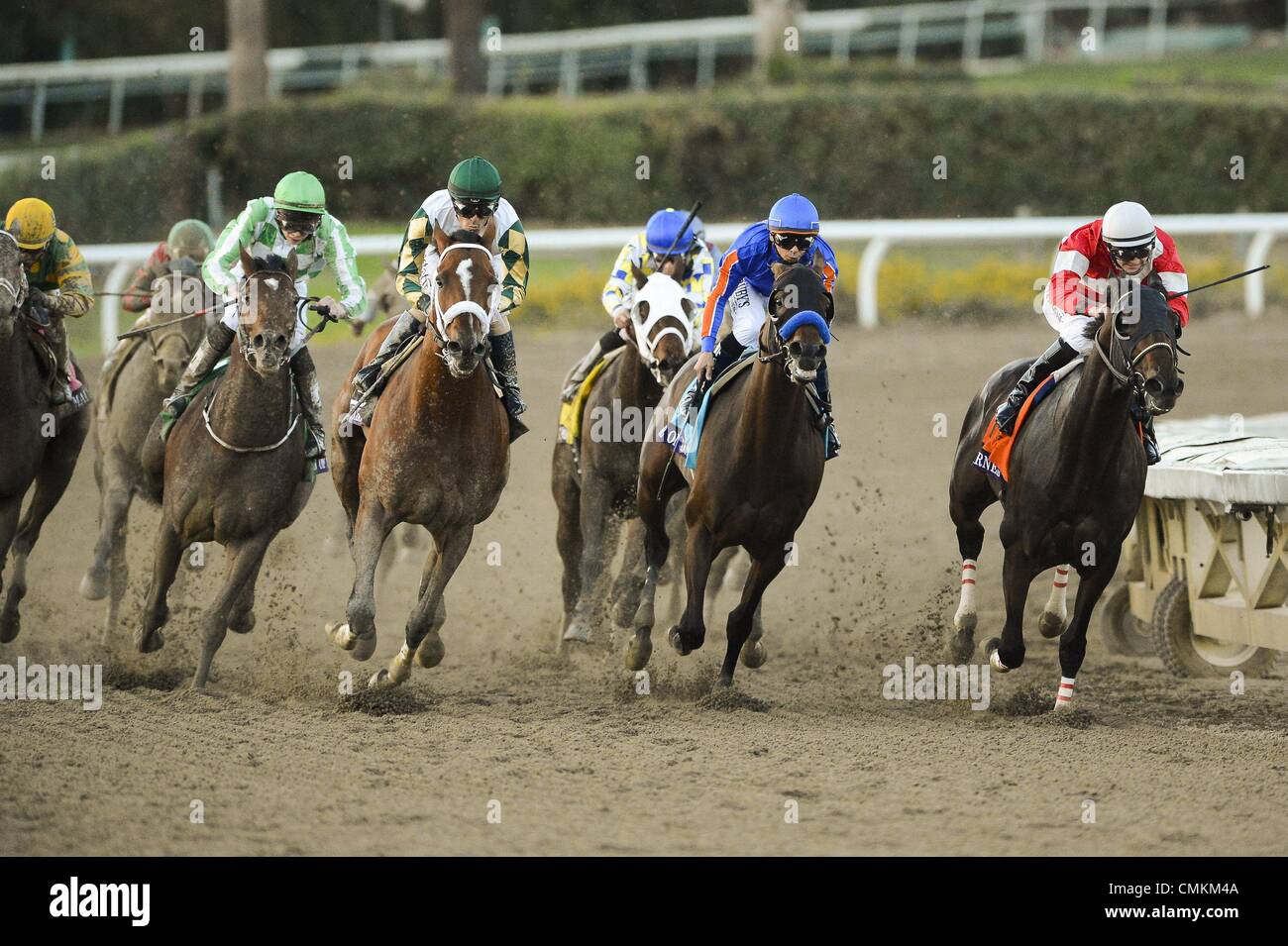 Arcadia, California, USA. 2nd Nov, 2013. Mucho Macho Man , ridden by ...