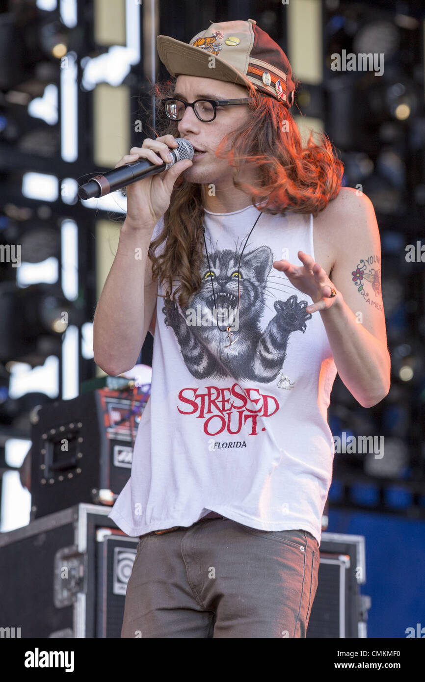 New Orleans, Louisiana, USA. 2nd Nov, 2013. Vocalist CYLE BARNES of The ...