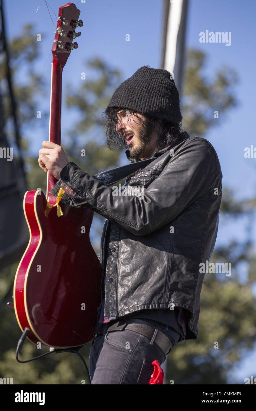 New Orleans, Louisiana, USA. 2nd Nov, 2013. JORDAN COOK performs with ...