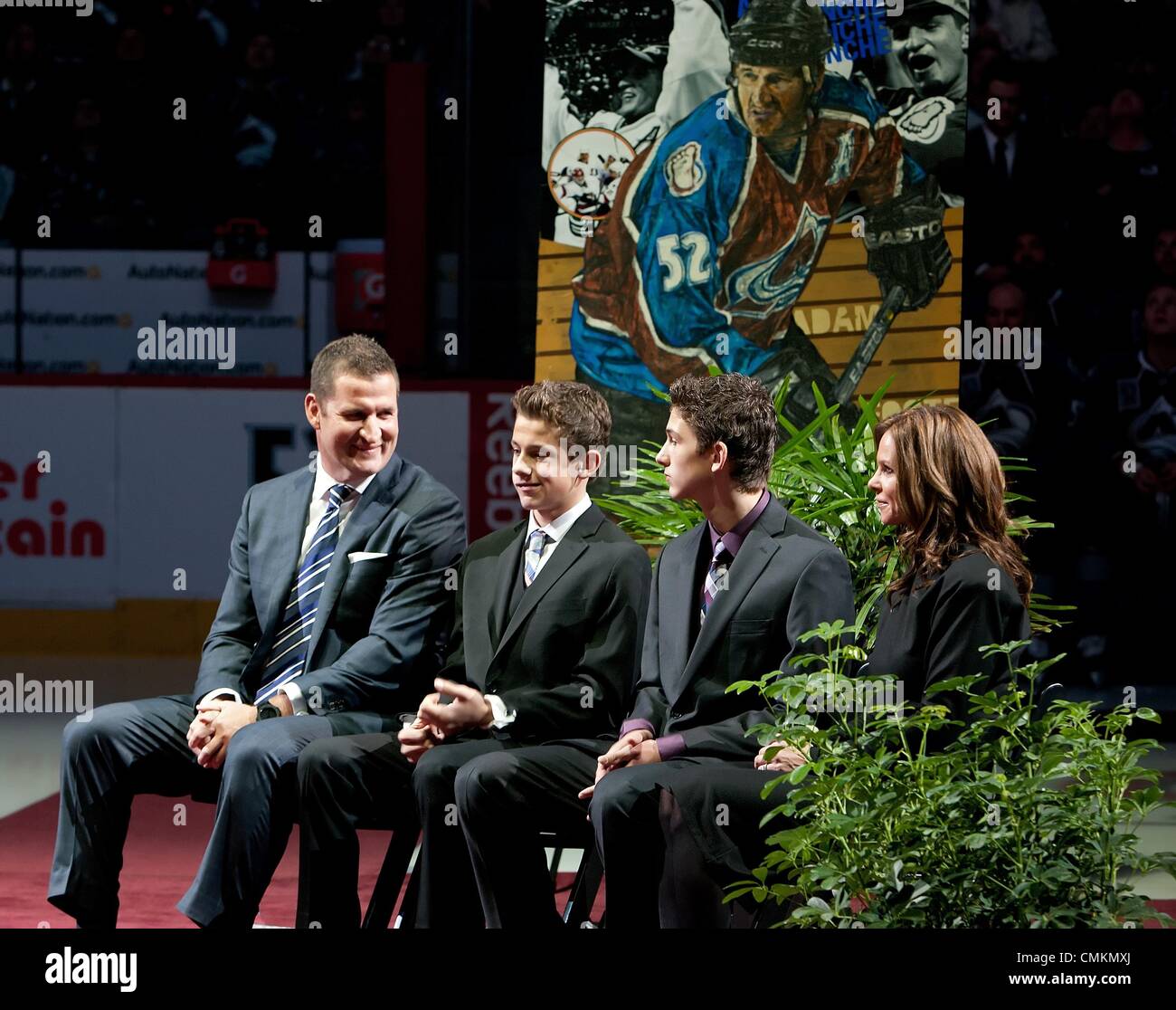 Colorado avalanche defenseman adam foote hi-res stock photography and ...