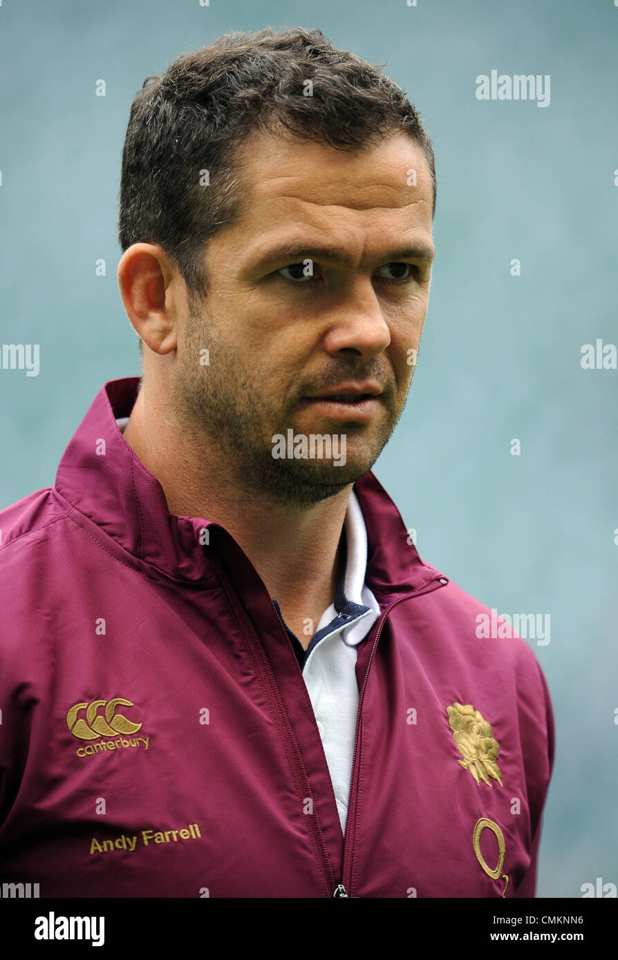 ANDY FARRELL ENGLAND COACH TWICKENHAM LONDON ENGLAND 02 November 2013 ...