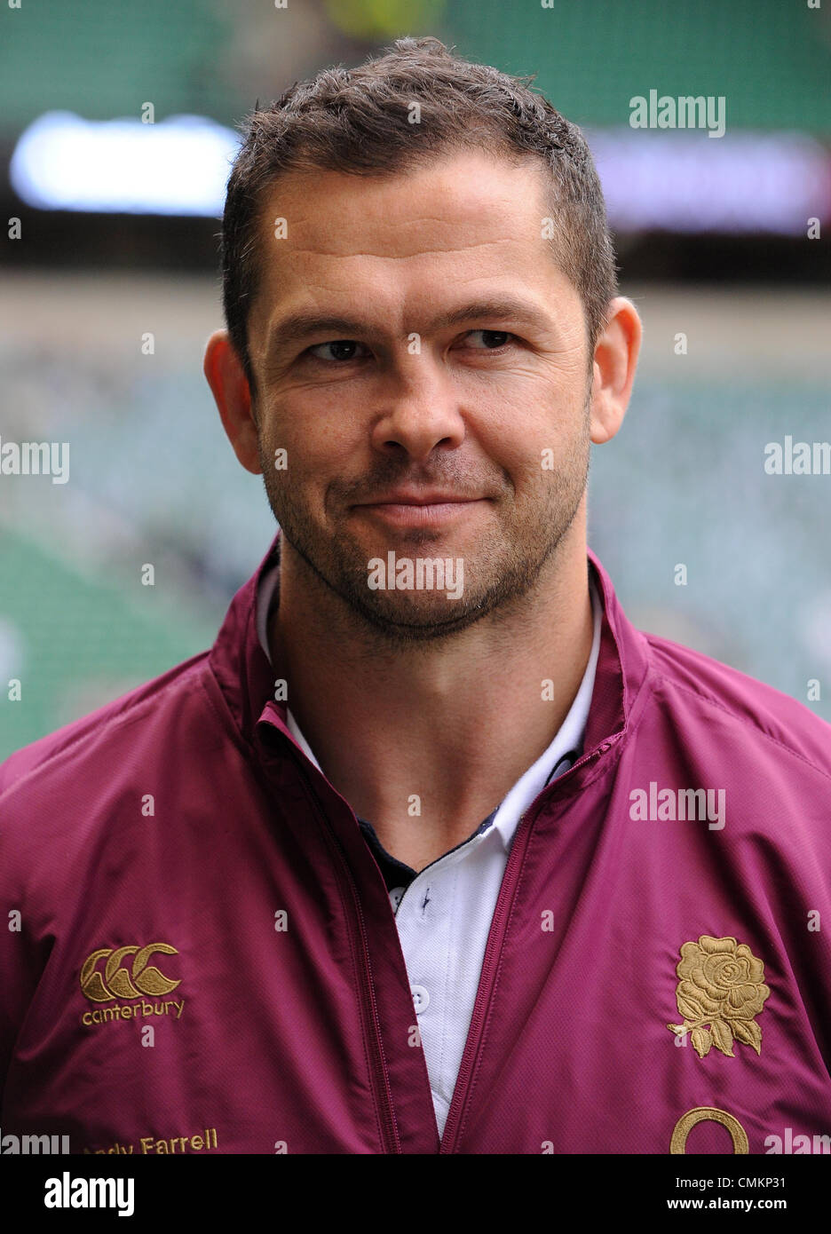 ANDY FARRELL ENGLAND RU COACH TWICKENHAM LONDON ENGLAND 02 November ...