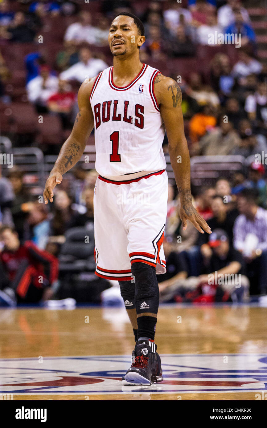 Philadelphia, Pennsylvania, USA. 2nd Nov, 2013. Chicago Bulls point ...