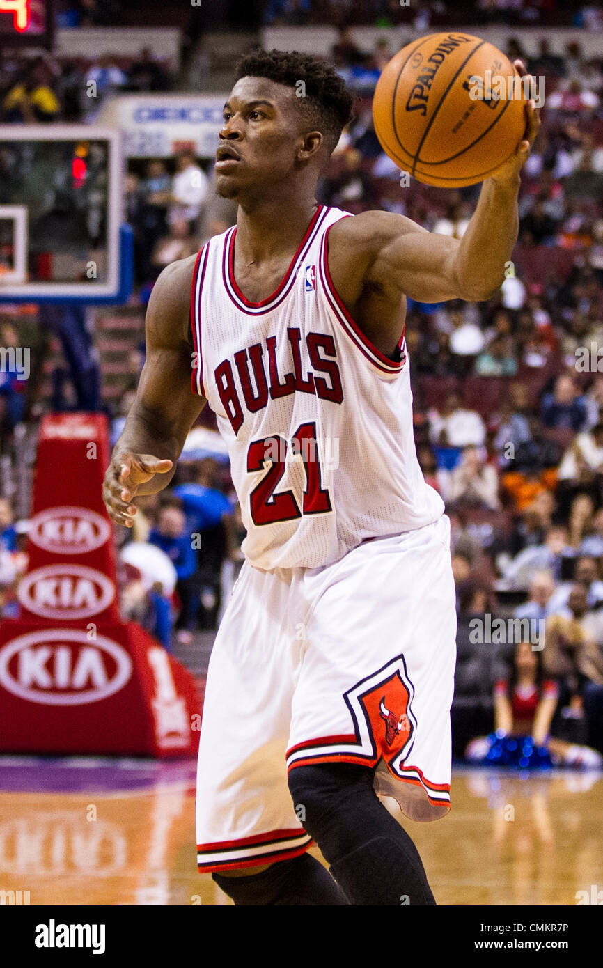 Philadelphia, Pennsylvania, USA. 2nd Nov, 2013. Chicago Bulls shooting ...