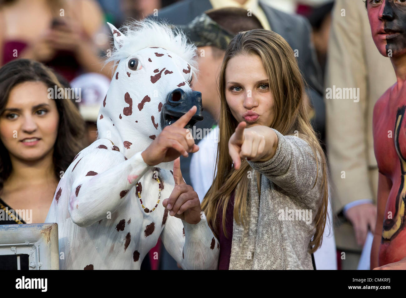Tallahassee, Florida, USA. 2nd Nov, 2013. Florida State Seminoles fans ...