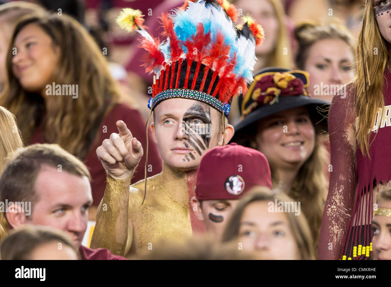 Tallahassee, Florida, USA. 2nd Nov, 2013. Florida State Seminoles fans ...