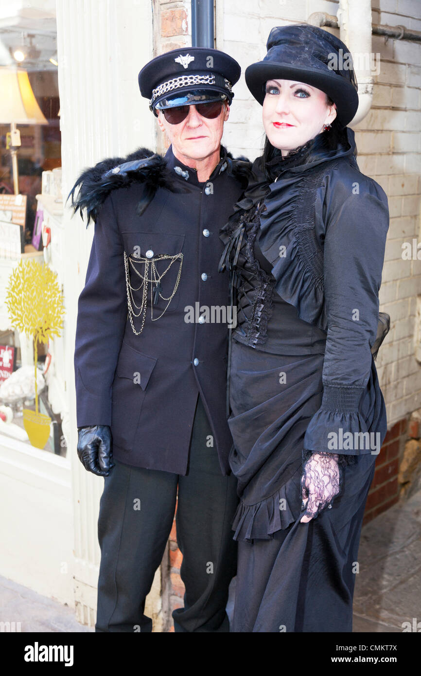 Whitby, UK. 3rd Nov, 2013. Goths at Whitby Goth Weekend Sunday 03/11 ...