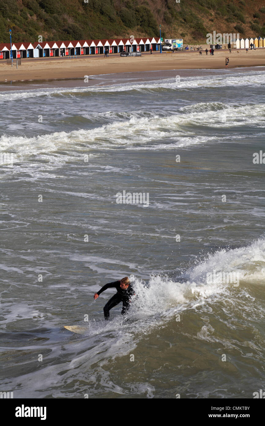 Bournemouth, Dorset UK. 3rd Nov, 2013. Surfers surfer making the most ...