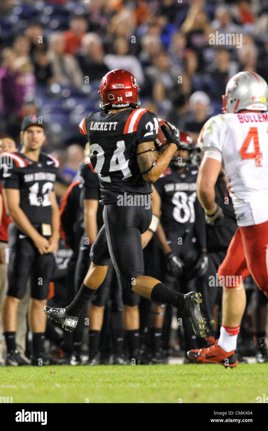 San Diego, CA, USA. 2nd Nov, 2013. San Diego State Aztecs wide receiver ...