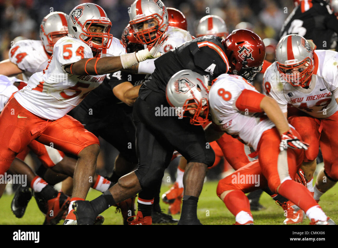 San Diego, CA, USA. 2nd Nov, 2013. San Diego State Aztecs running back ...