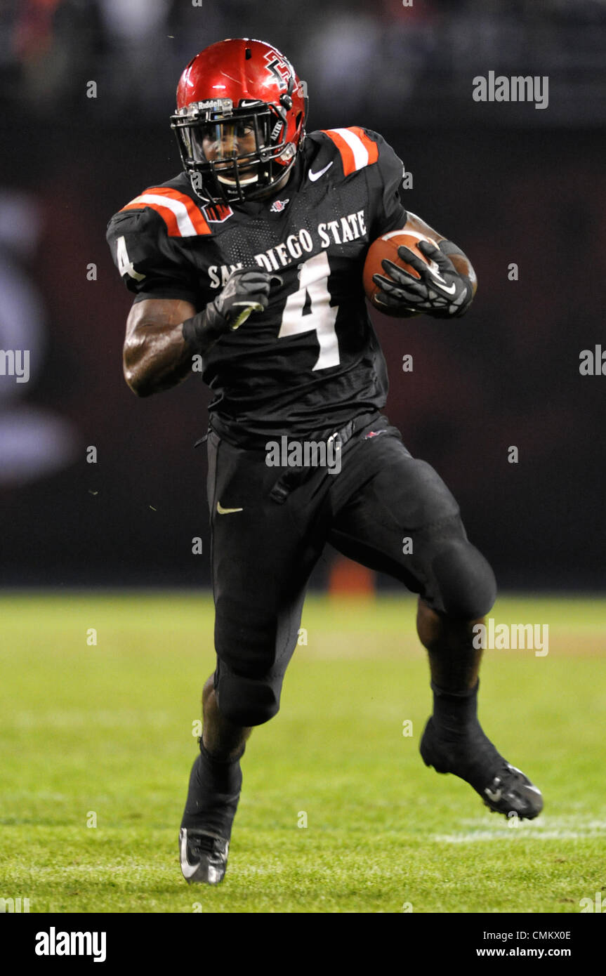 San Diego, CA, USA. 2nd Nov, 2013. San Diego State Aztecs running back ...