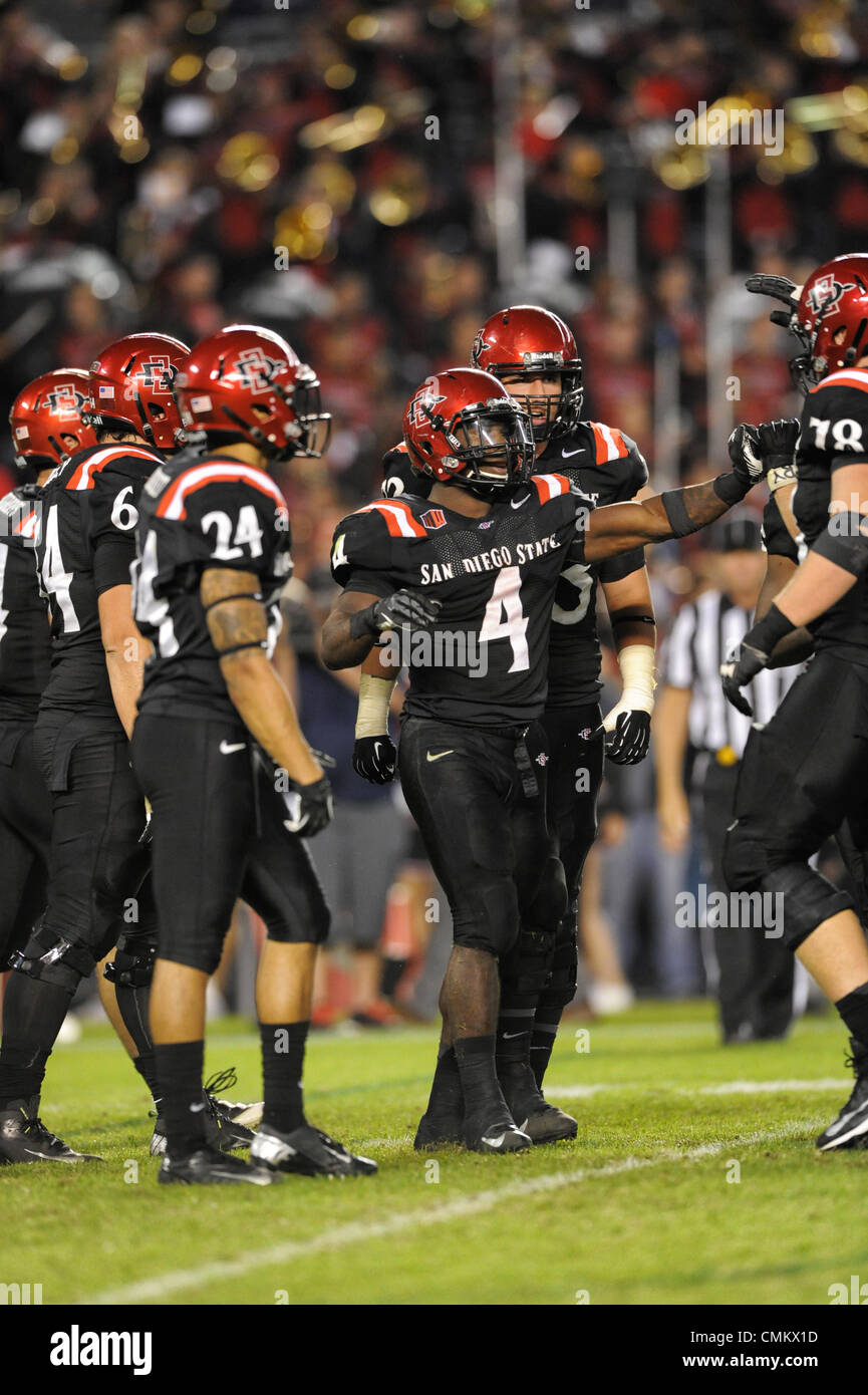 San Diego, CA, USA. 2nd Nov, 2013. San Diego State Aztecs running back ...