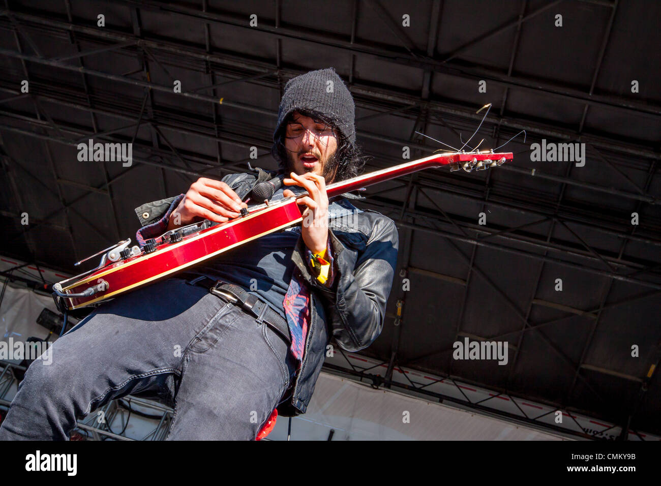 New Orleans, Louisiana, USA. 2nd Nov, 2013. JORDAN COOK of 'Reignwolf ...