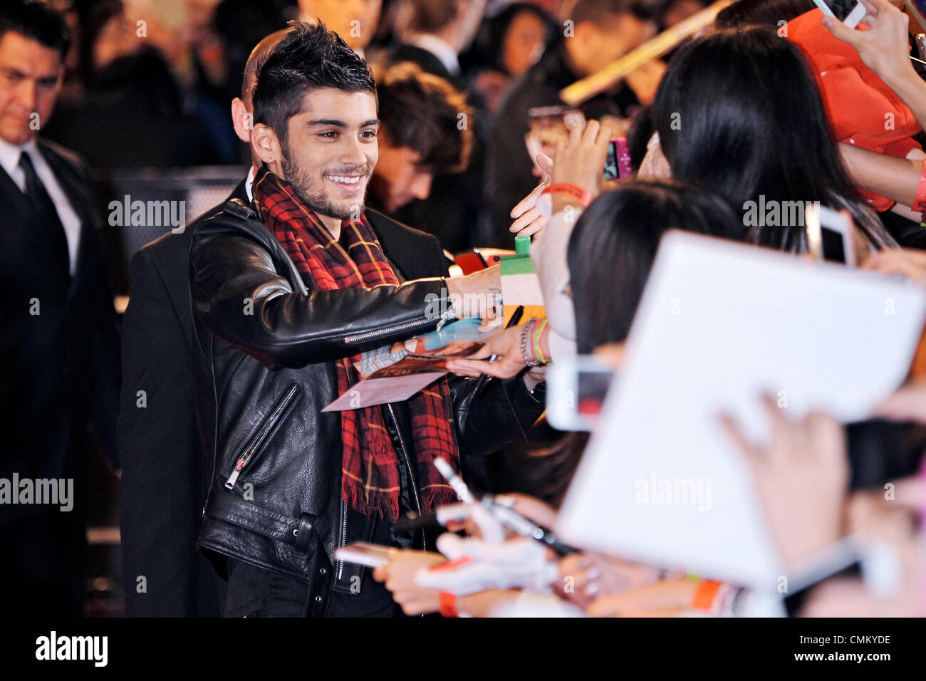 Makuhari near Tokyo, Japan. 3rd Nov, 2013. Zayn Malik of One Direction ...