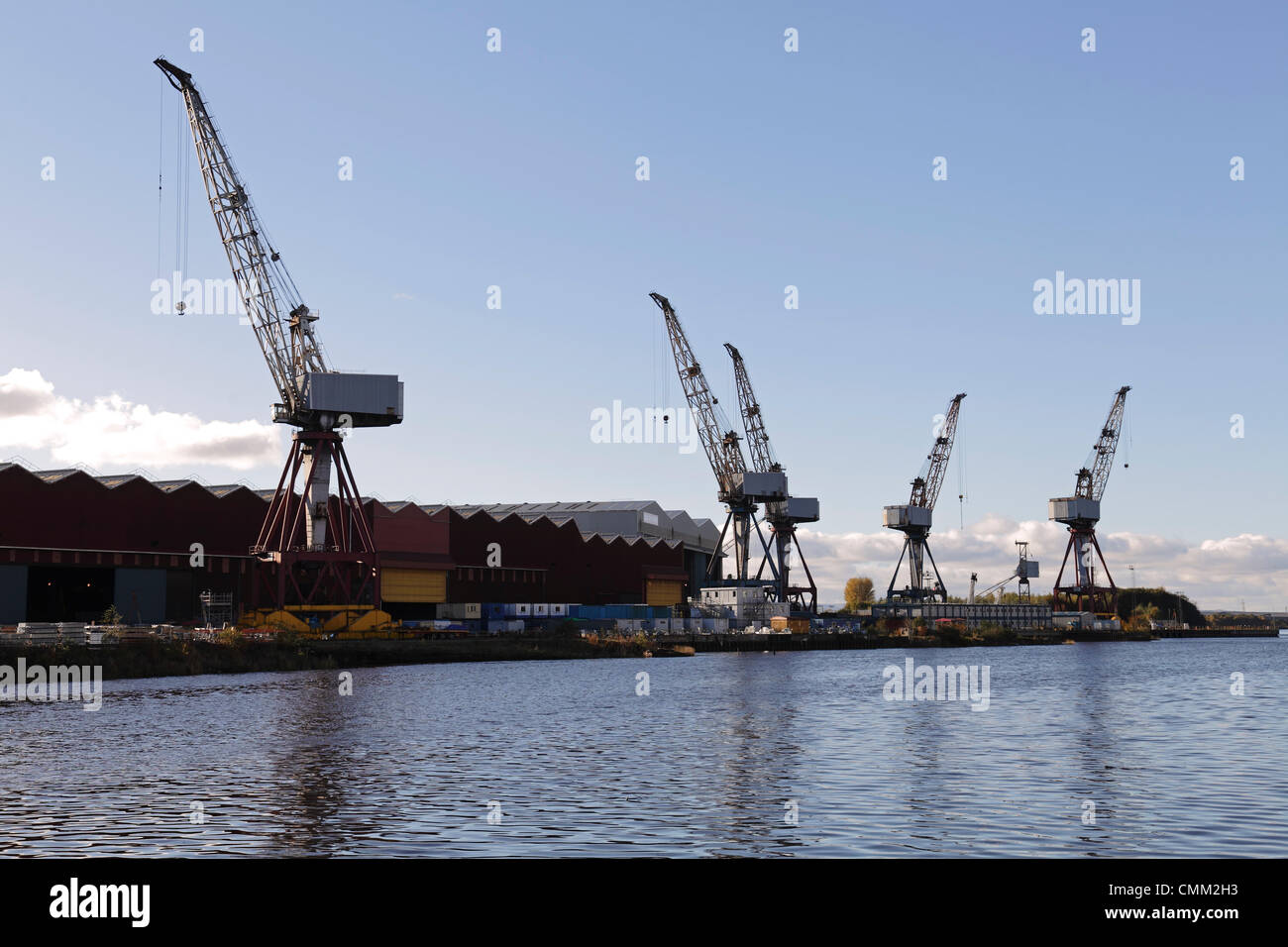 Bae systems on the river clyde in govan hi-res stock photography and ...