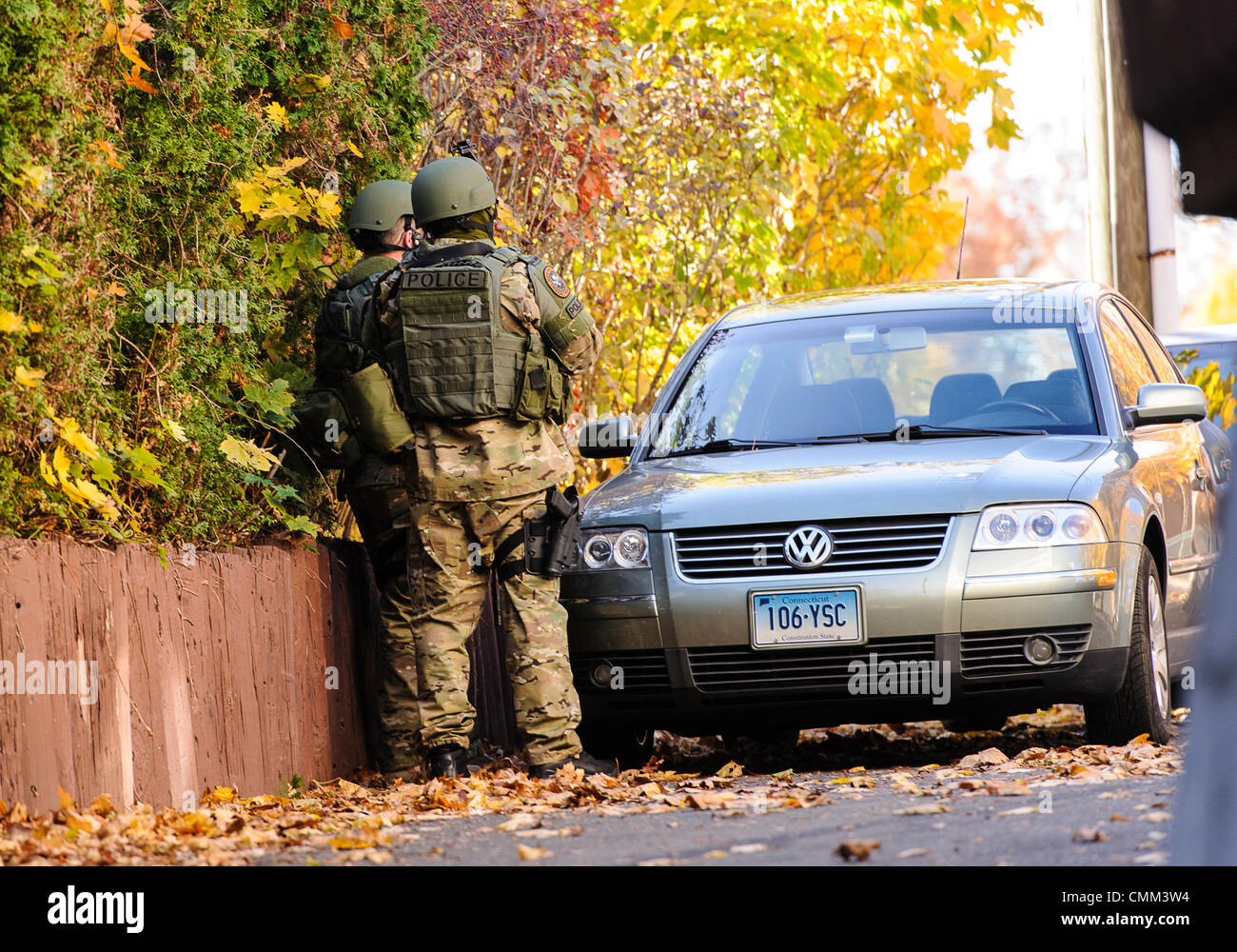 New Britain, Connecticut, USA. 4th Nov, 2013. Connecticut state police ...
