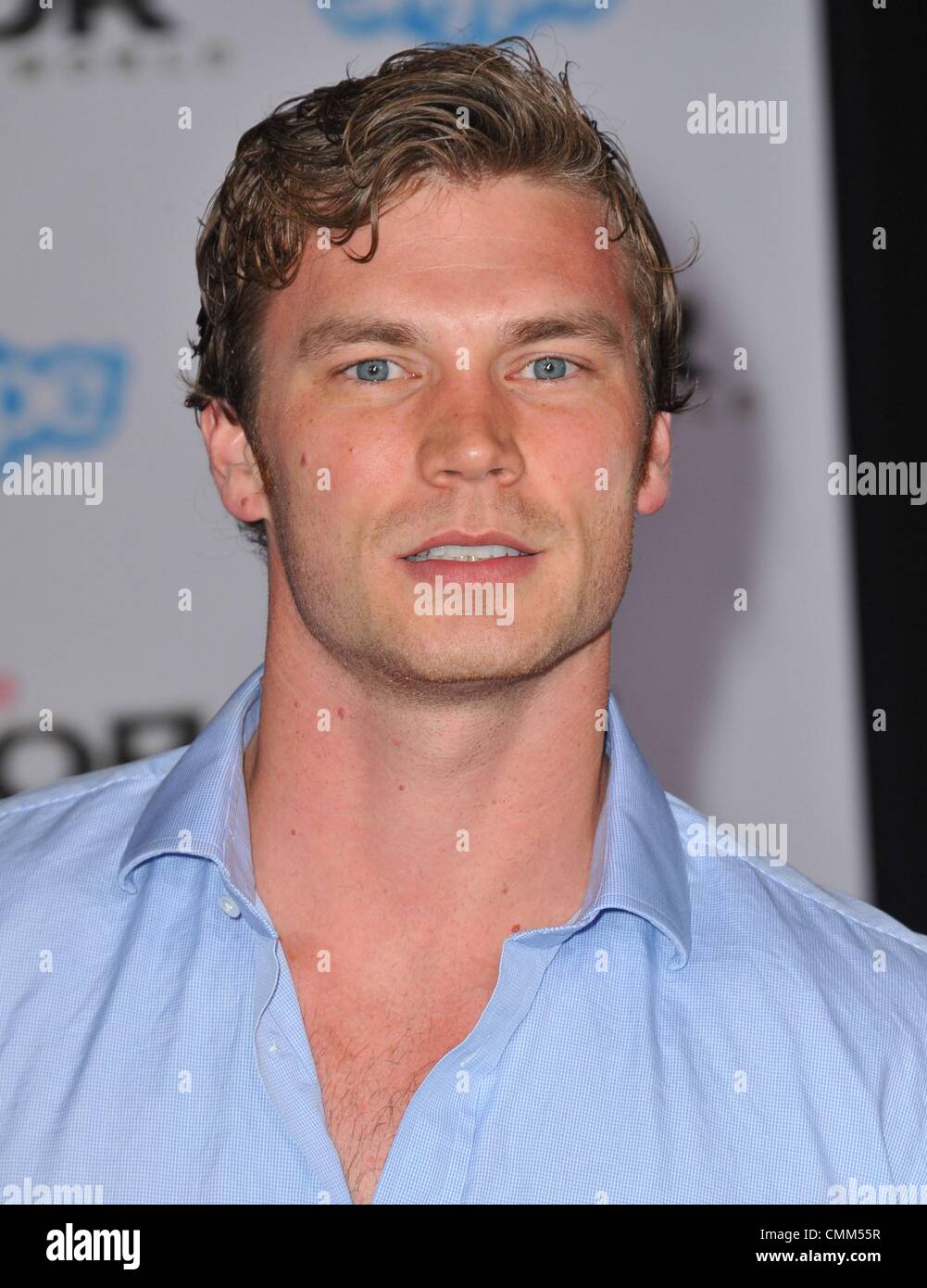 Los Angeles, CA, USA. 4th Nov, 2013. Derek Theler at arrivals for THOR ...