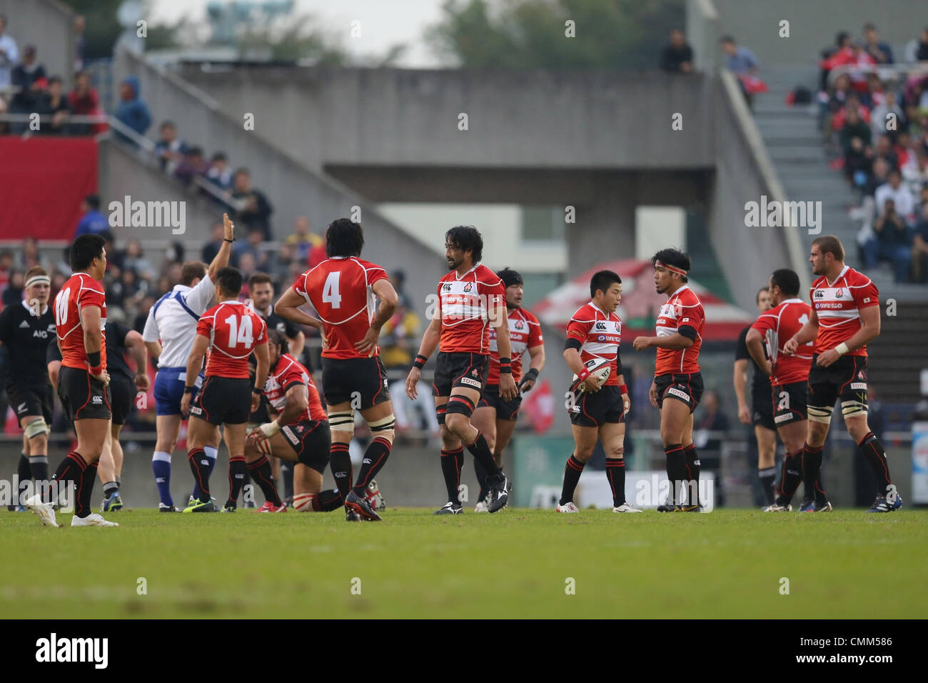 Tokyo, Japan. 2nd Nov, 2013. Japan Team group (JPN) Rugby : Rugby teat ...