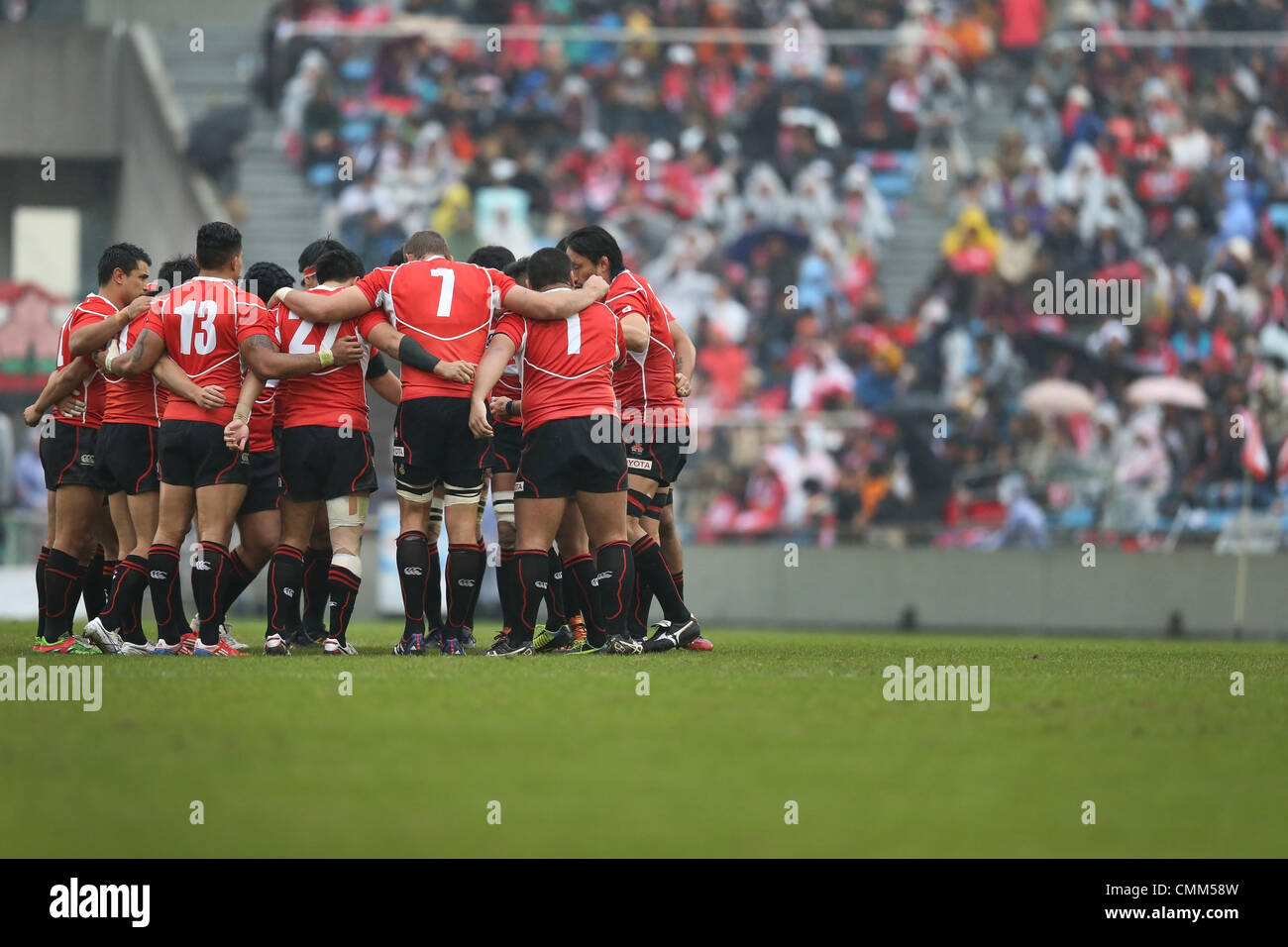 Tokyo, Japan. 2nd Nov, 2013. Japan Team group (JPN) Rugby : Rugby teat ...