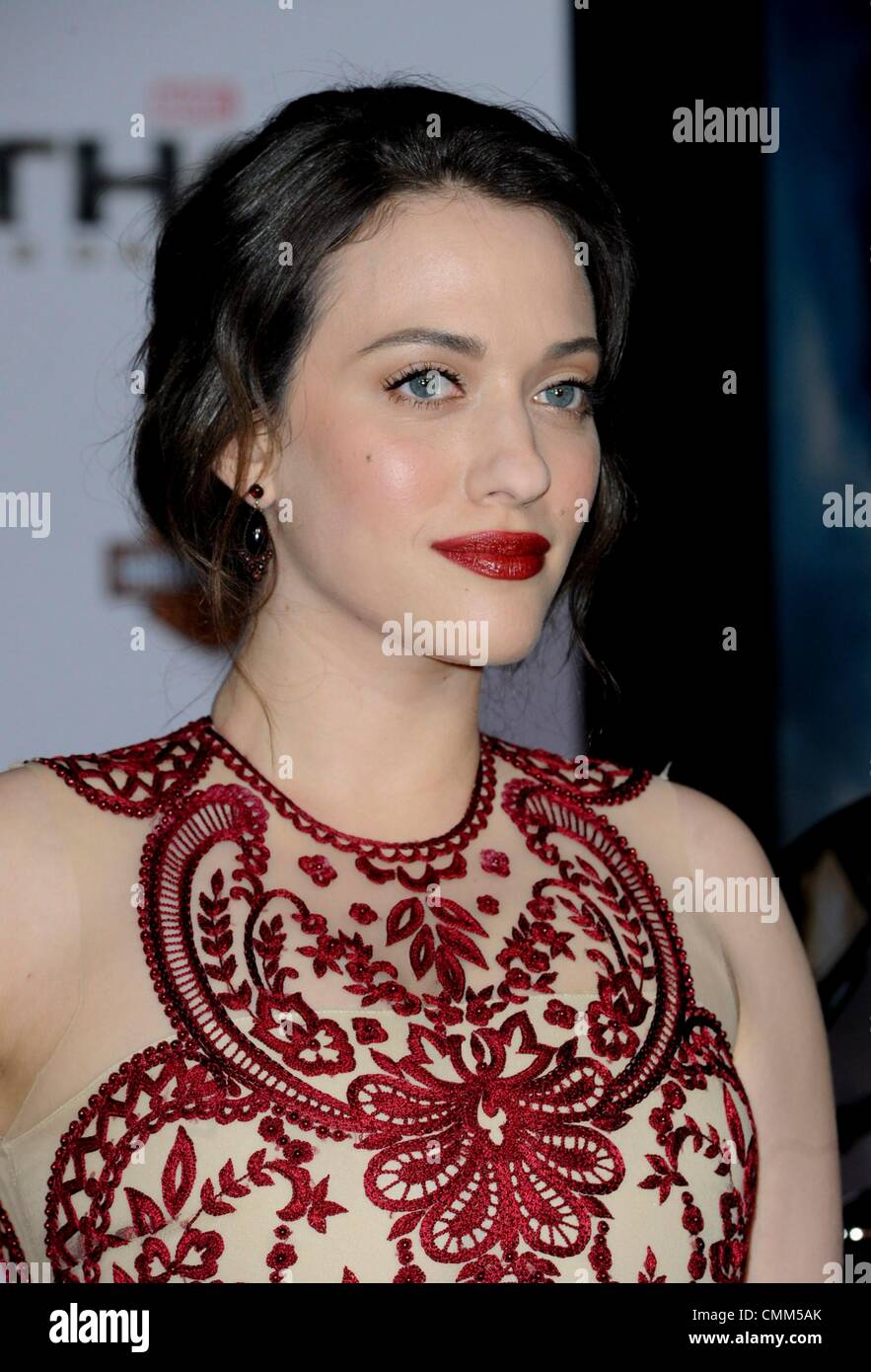 Los Angeles, CA, USA. 4th Nov, 2013. Kat Dennings at arrivals for THOR ...