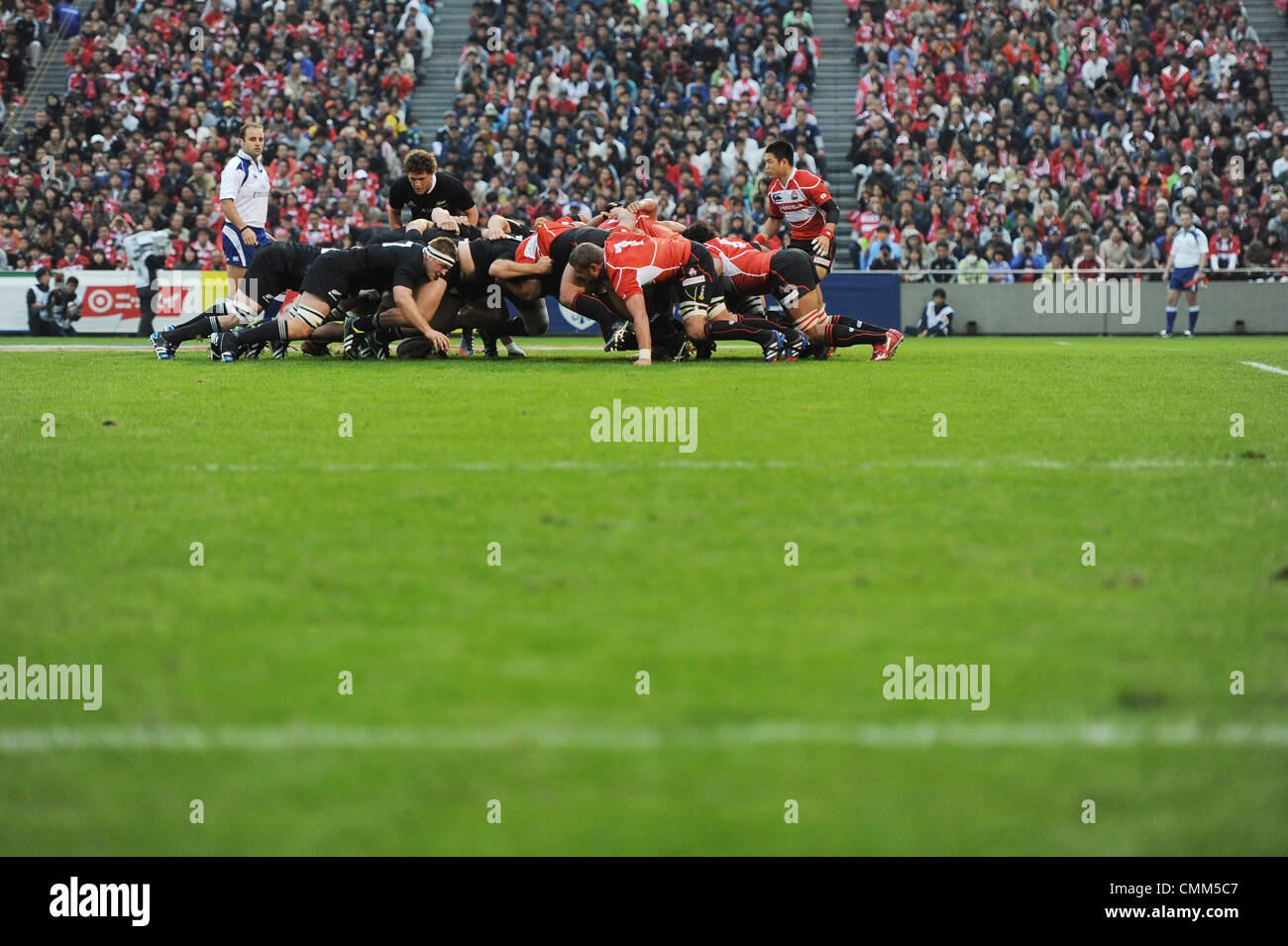 Tokyo, Japan. 2nd Nov, 2013. Scrum Rugby : Rugby teat match between ...