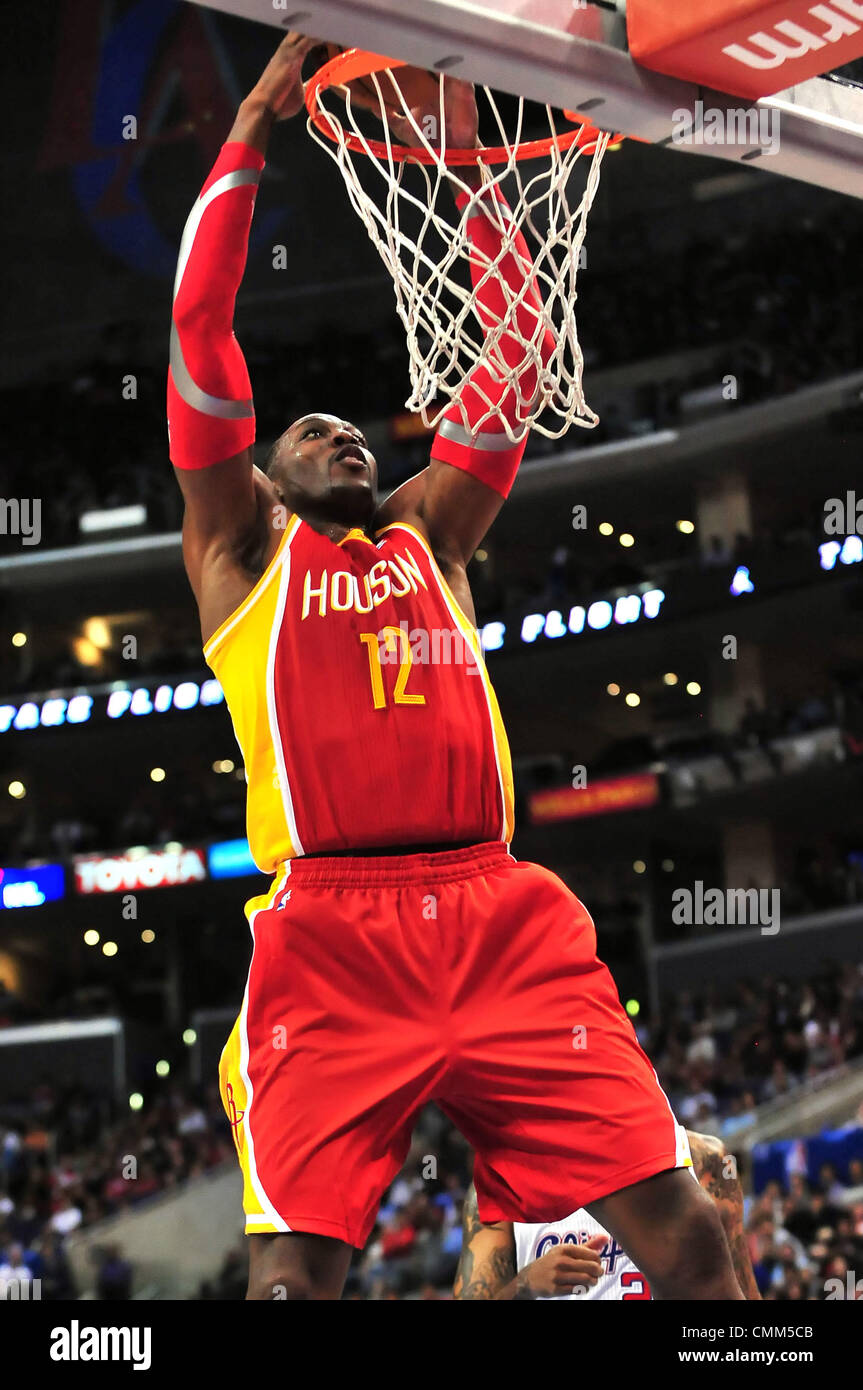 Los Angeles, CA, USA. 4th Nov, 2013. Houston Rockets center Dwight ...