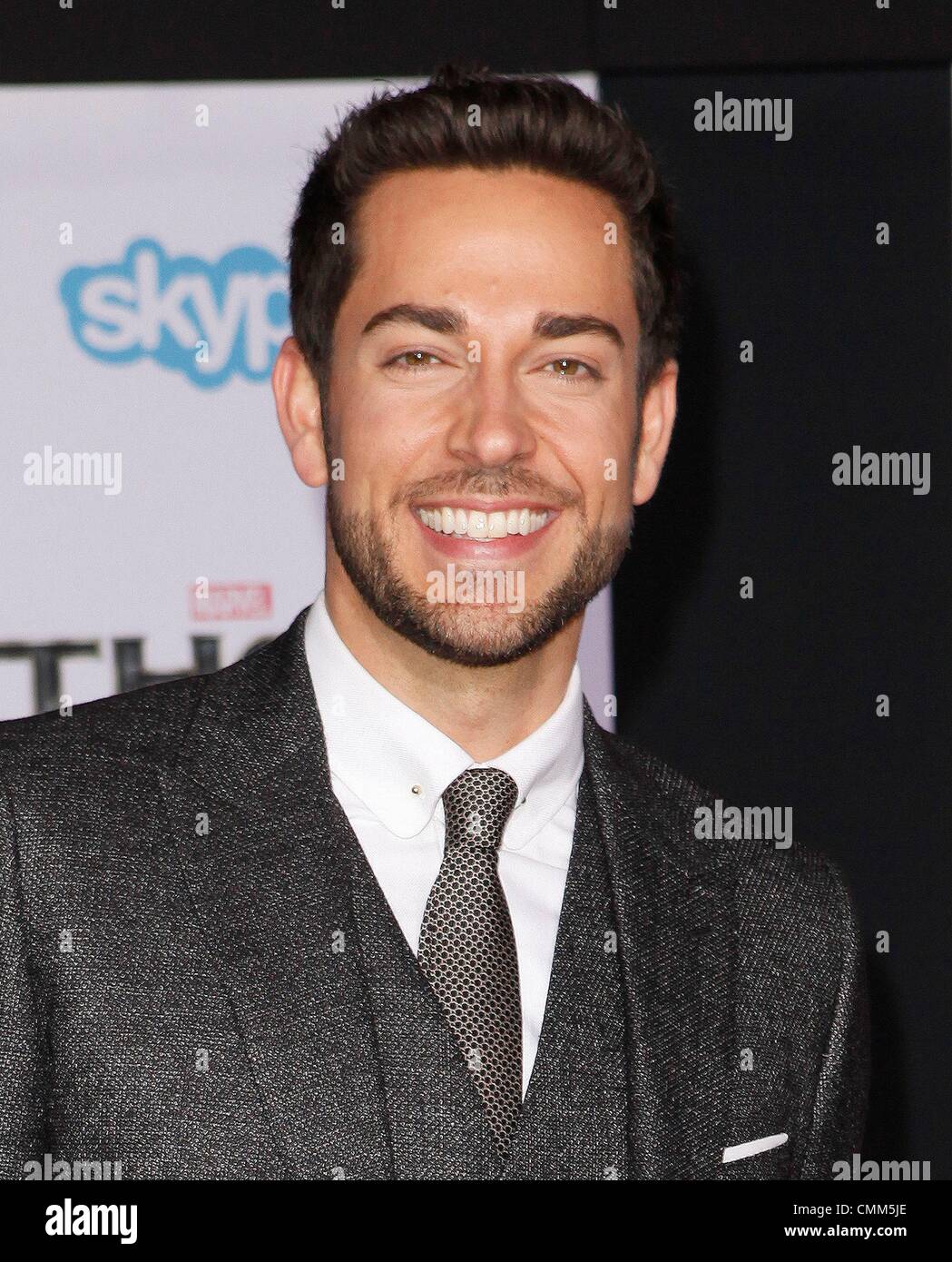 Los Angeles, CA, USA. 4th Nov, 2013. Zachary Levi at arrivals for THOR ...