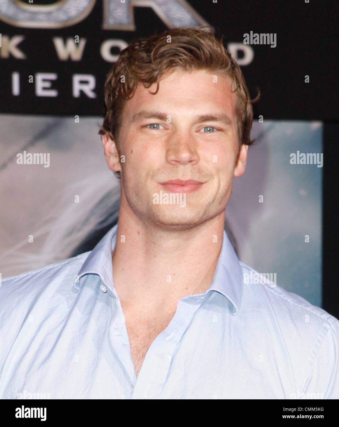 Los Angeles, CA, USA. 4th Nov, 2013. Derek Theler at arrivals for THOR ...