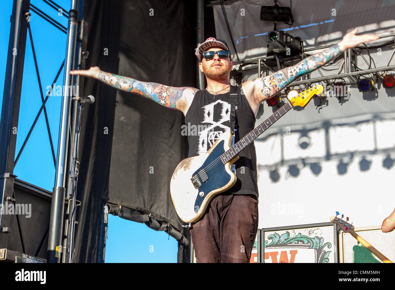 New Orleans, Louisiana, USA. 2nd Nov, 2013. Guitarist STEVE KLEIN of ...