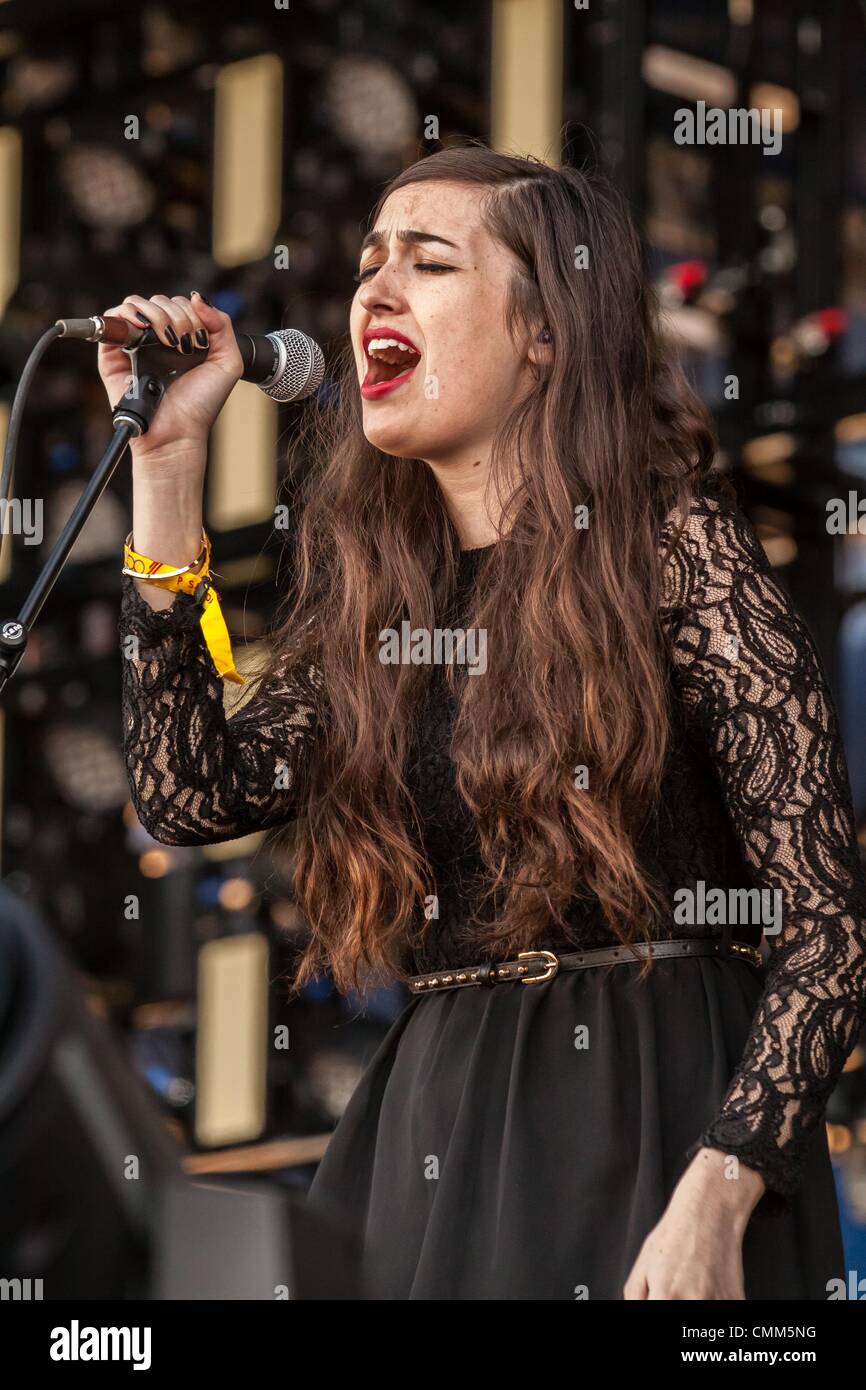 New Orleans, Louisiana, USA. 2nd Nov, 2013. Singer MADELINE FOLLIN ...