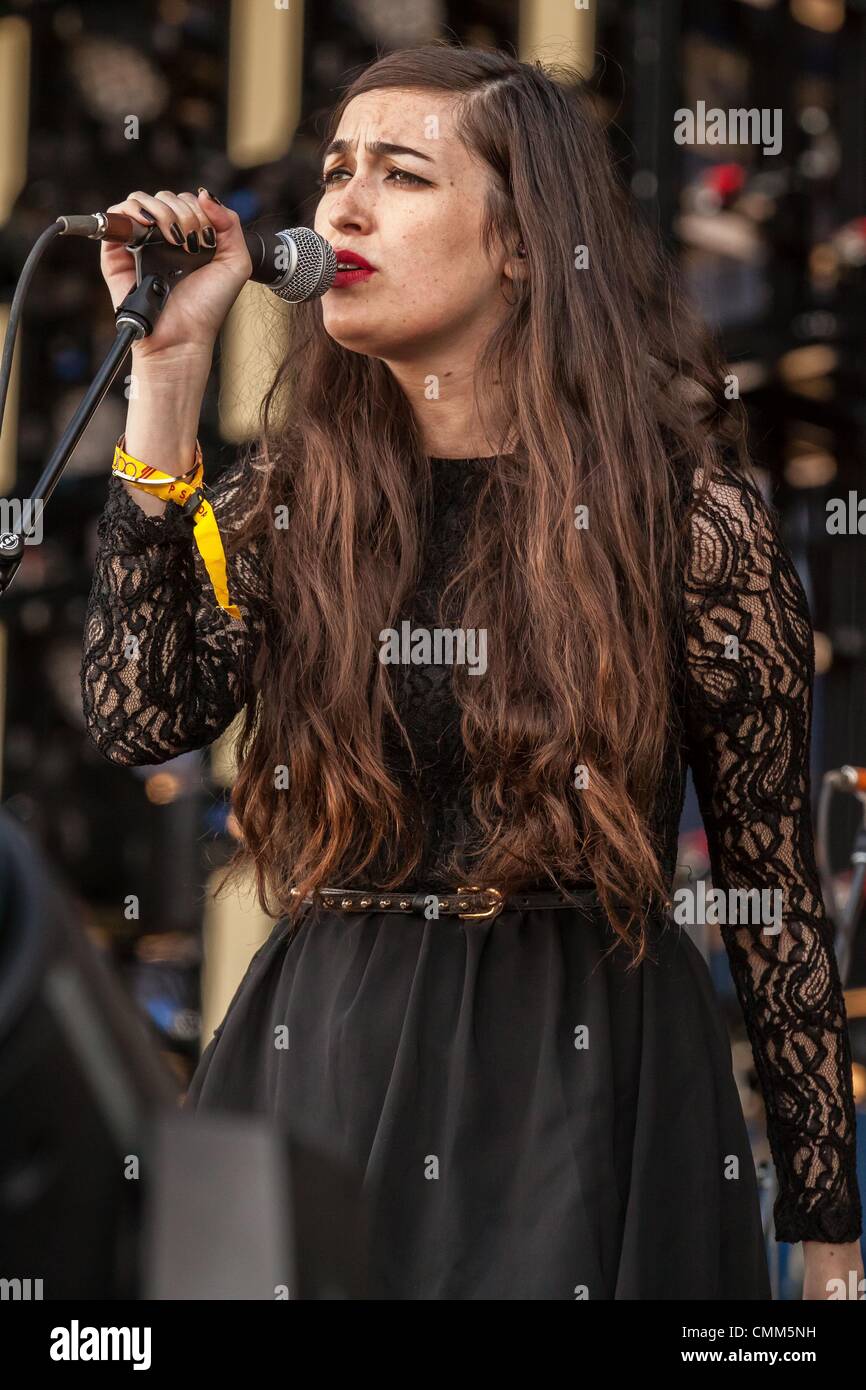 New Orleans, Louisiana, USA. 2nd Nov, 2013. Singer MADELINE FOLLIN ...