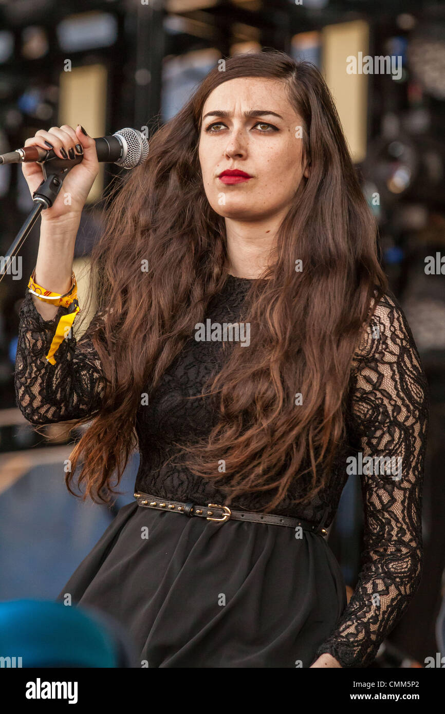 New Orleans, Louisiana, USA. 2nd Nov, 2013. Singer MADELINE FOLLIN ...