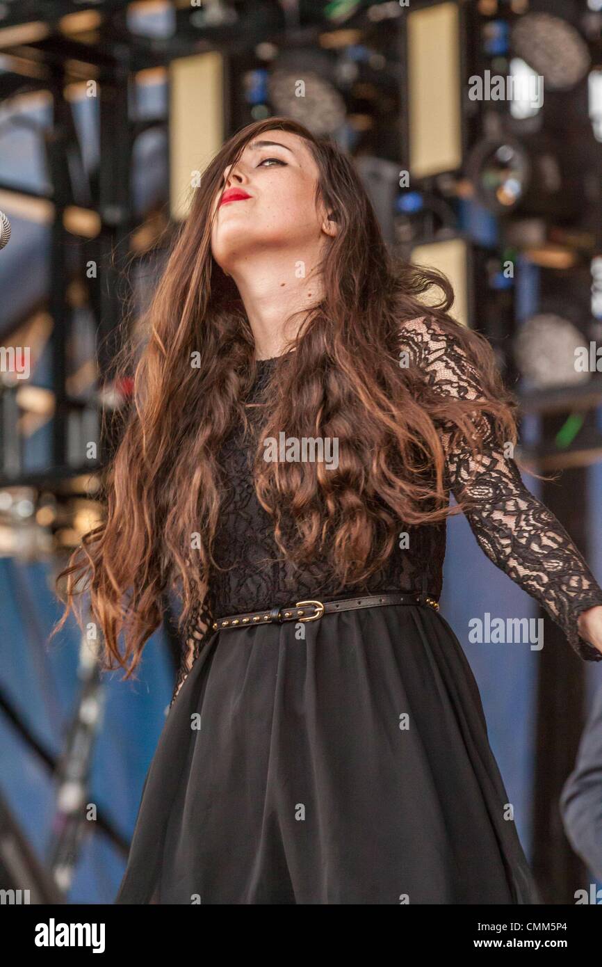 New Orleans, Louisiana, USA. 2nd Nov, 2013. Singer MADELINE FOLLIN ...