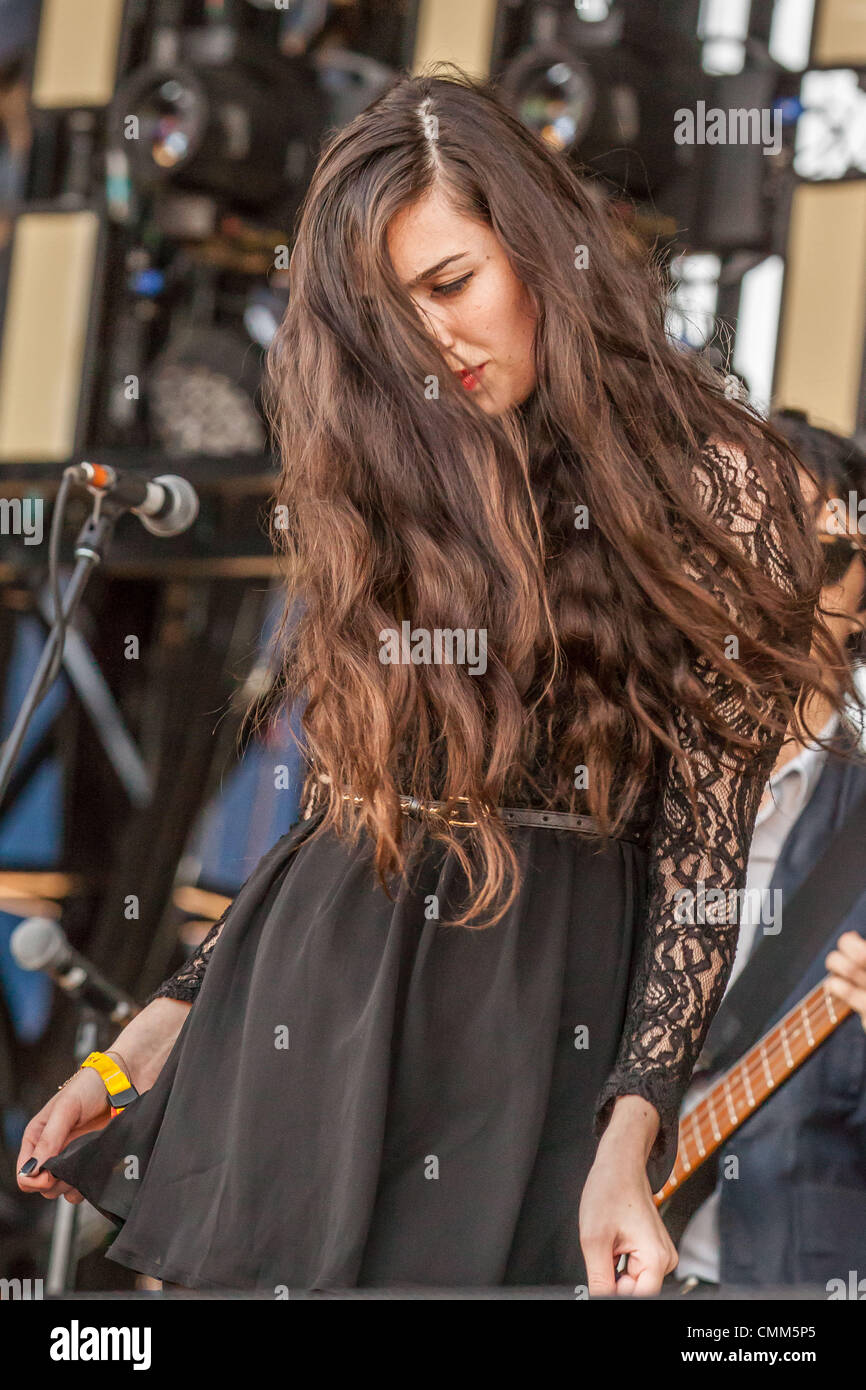 New Orleans, Louisiana, USA. 2nd Nov, 2013. Singer MADELINE FOLLIN ...