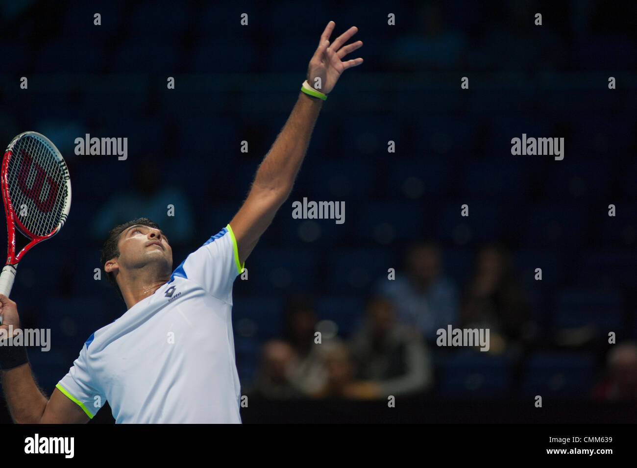 The O2 arena, London, UK. 4th November 2013. Doubles Competition, Aisam ...