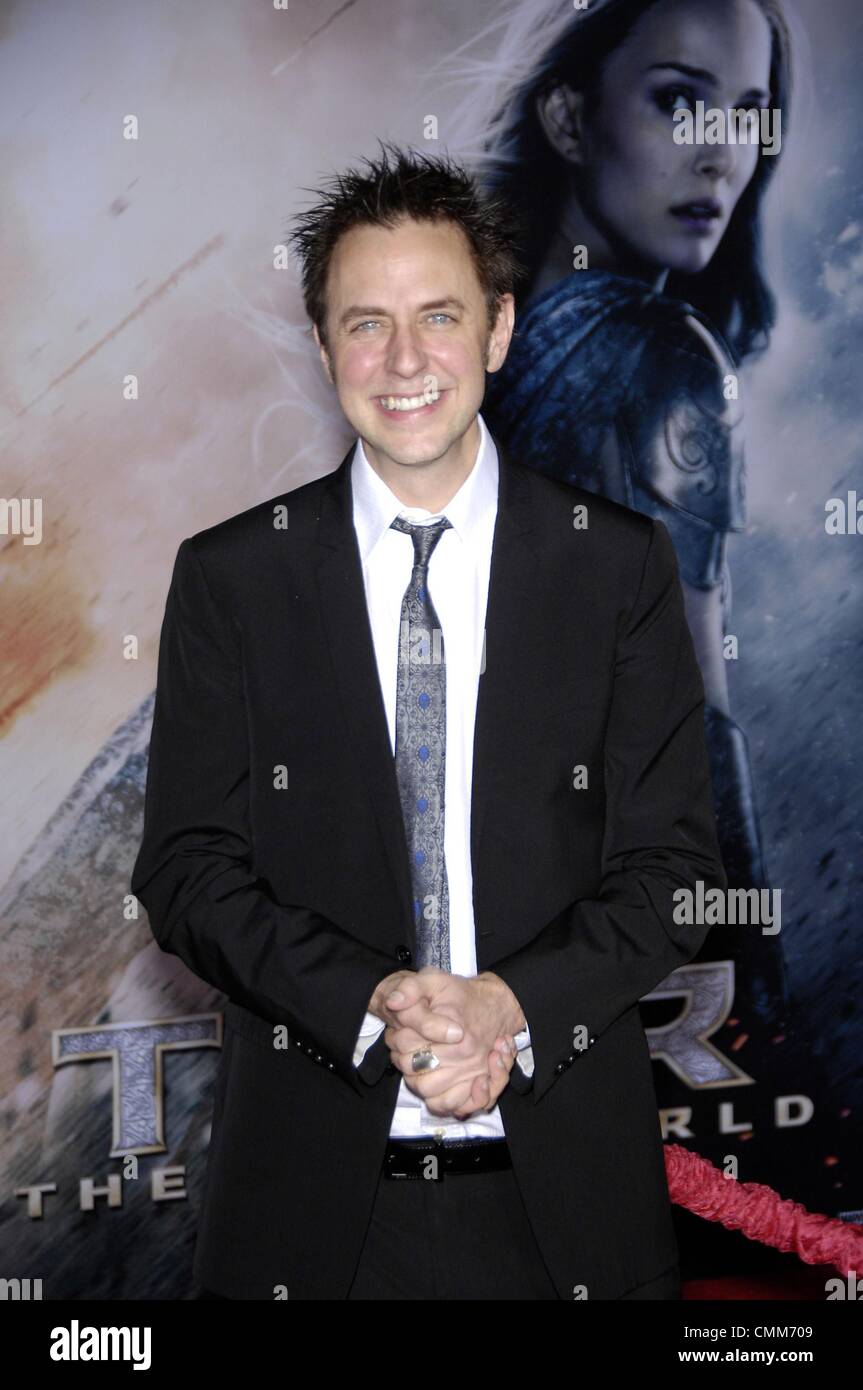 Los Angeles, CA, USA. 4th Nov, 2013. James Gunn at arrivals for THOR ...