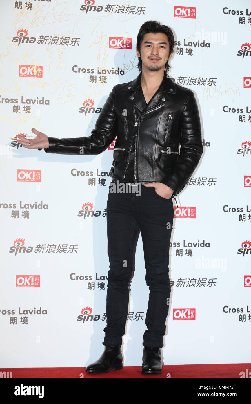 Shanghai, China. 3rd Nov, 2013. Actor Wilson Chan attends OK Street ...
