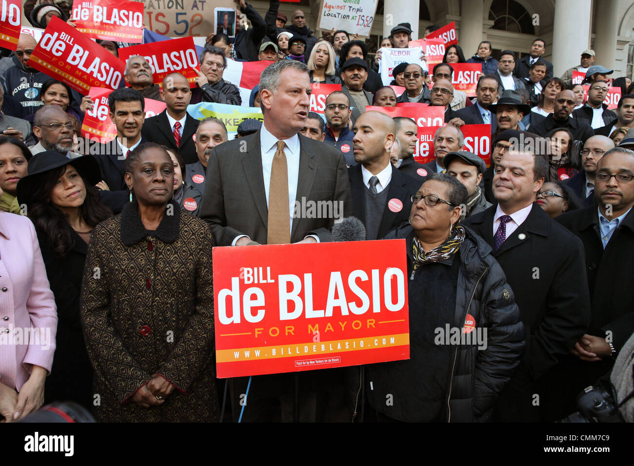 Manhattan, New York, USA. 3rd Nov, 2013. New York City Public Advocate ...