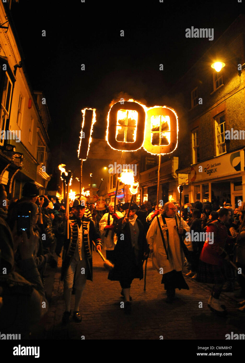 Lewes Bonfire Night Celebrations Sussex UK Stock Photo - Alamy