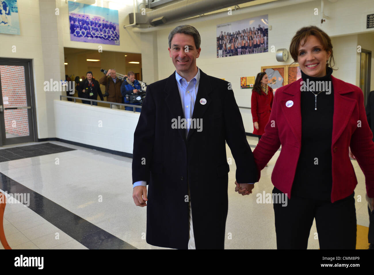 Virginia Republican gubernatorial candidate KEN CUCCINELLI and his wife ...