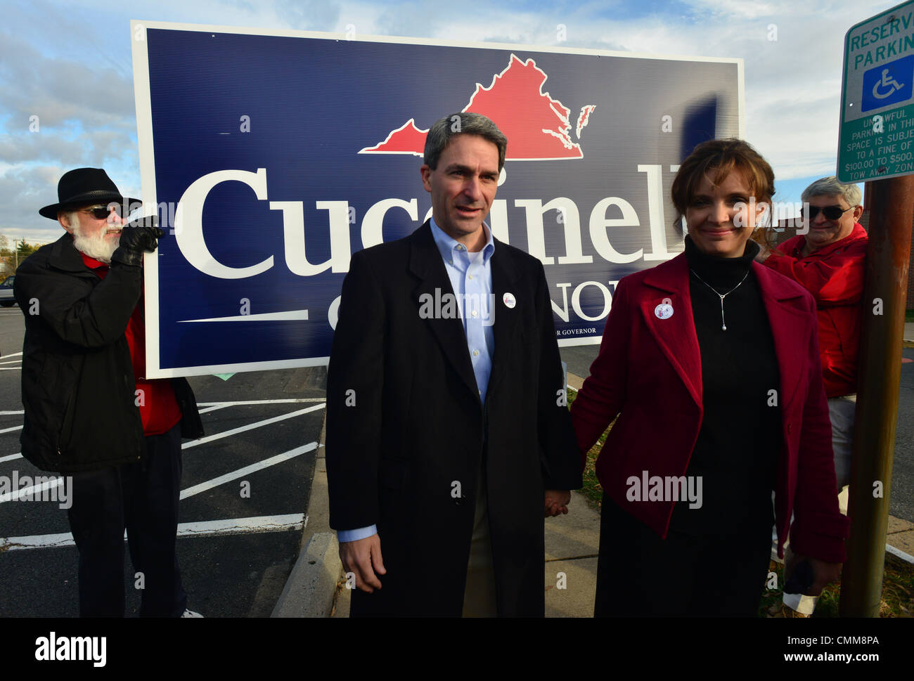 Virginia Republican gubernatorial candidate KEN CUCCINELLI and his wife ...