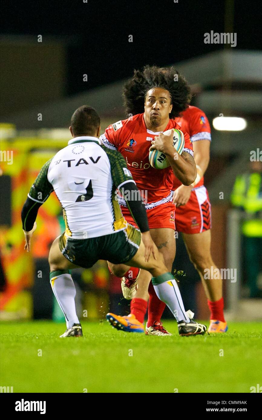 Leigh, UK. 05th Nov, 2013. Fuifui Moimoi (Tonga & Parramatta Eels ...