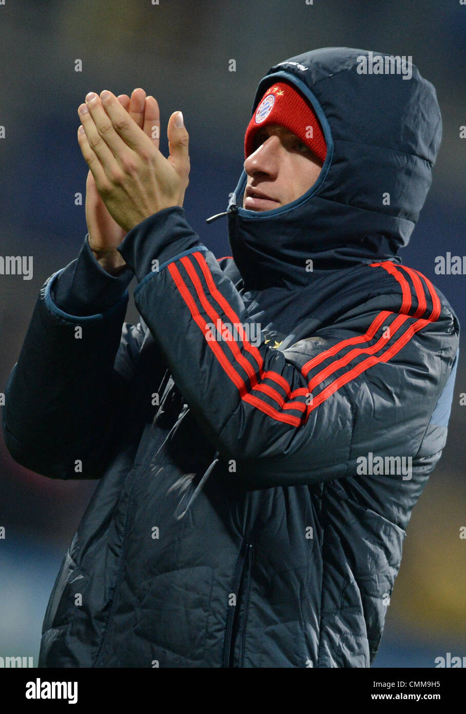 Plzen, Czech Republic. 05th Nov, 2013. Munich's Thomas Mueller ...
