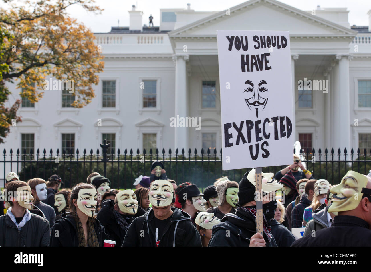 Washington DC, USA. 05th Nov, 2013. Thousands of Anonymous members and ...