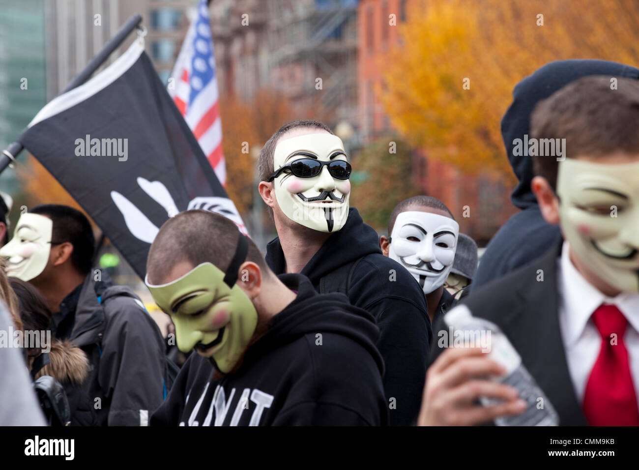 Anonymous marchers hi-res stock photography and images - Alamy