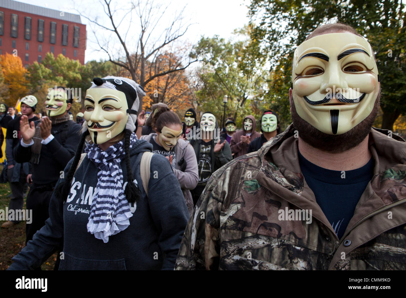 Washington DC, USA. 05th Nov, 2013. Thousands of Anonymous members and ...