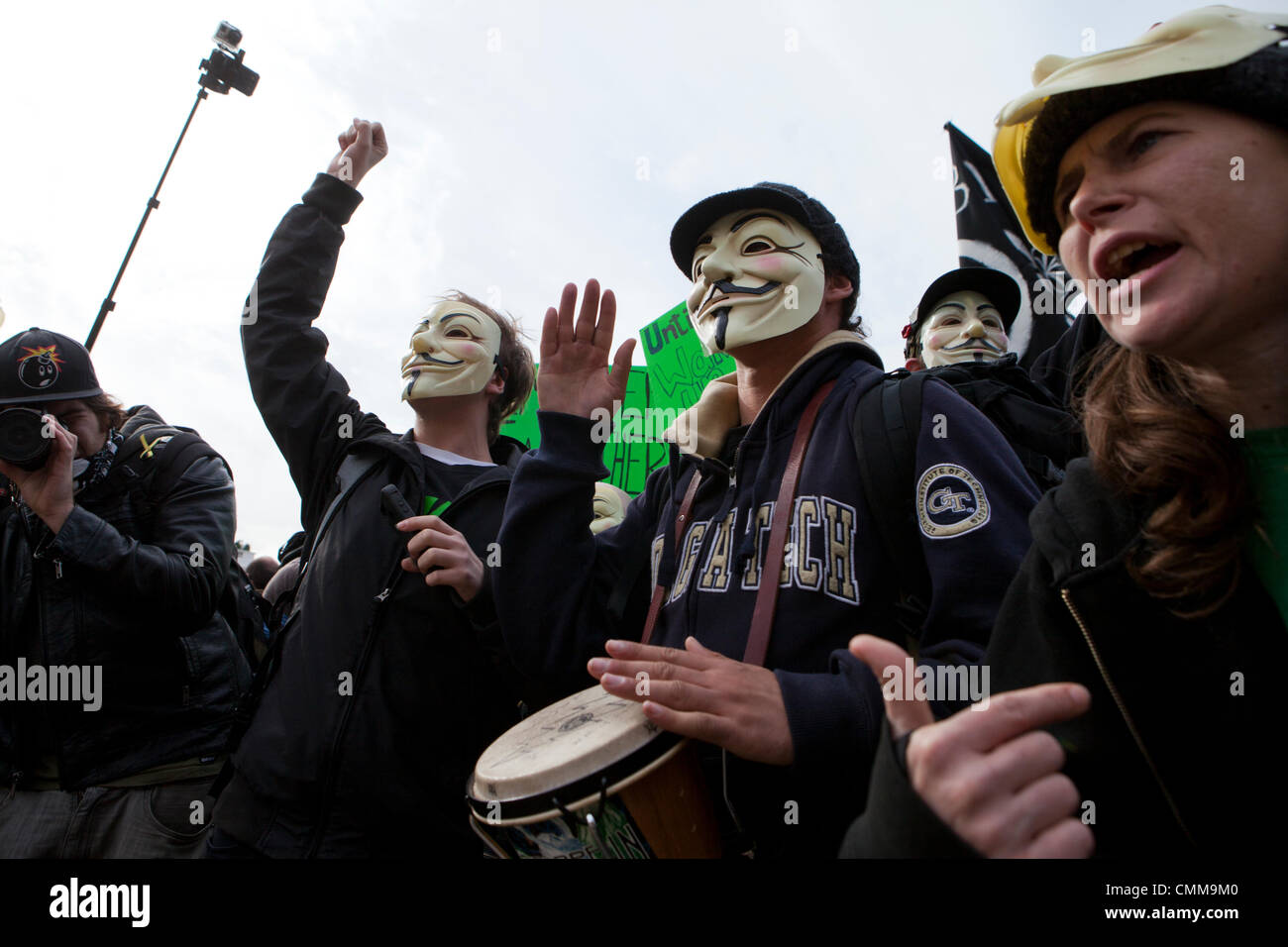 Washington DC, USA. 05th Nov, 2013. Thousands of Anonymous members and ...