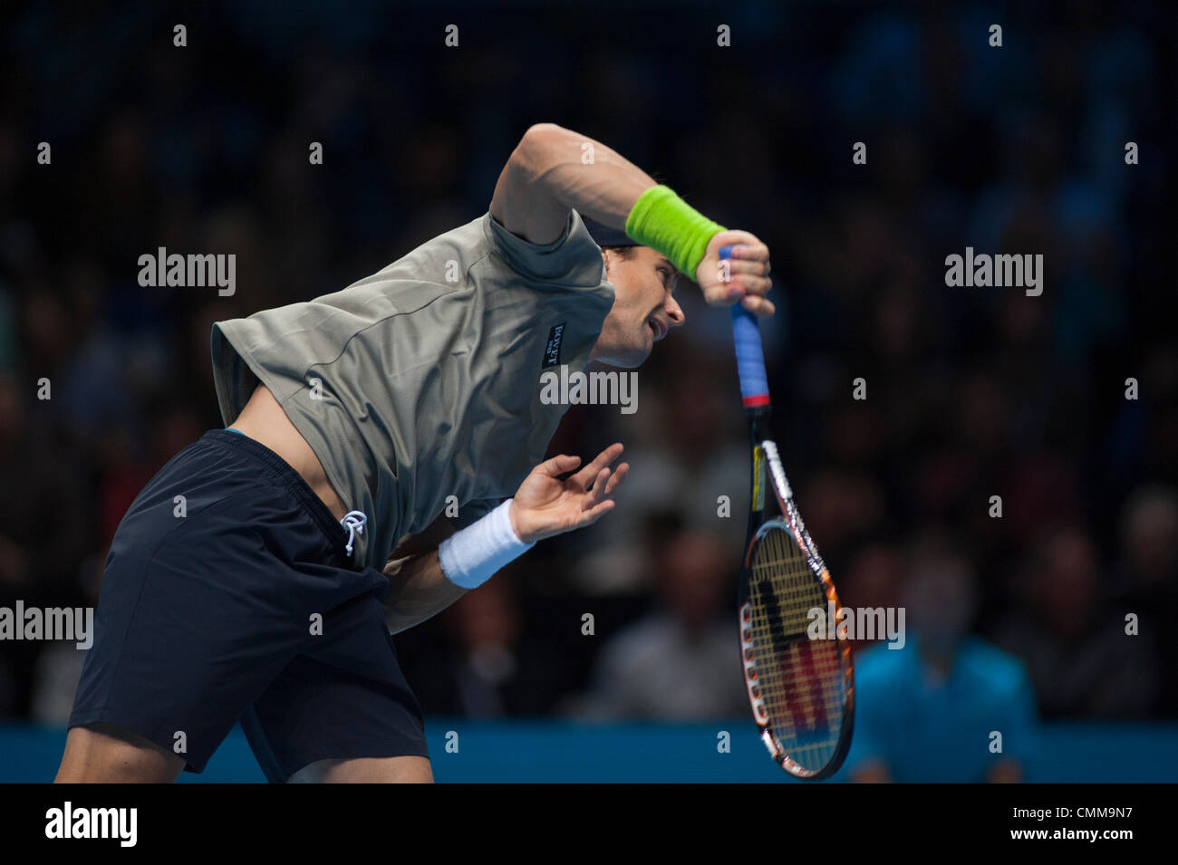 London, UK. 05th Nov, 2013. David Ferrer (ESP), seen here, playing ...