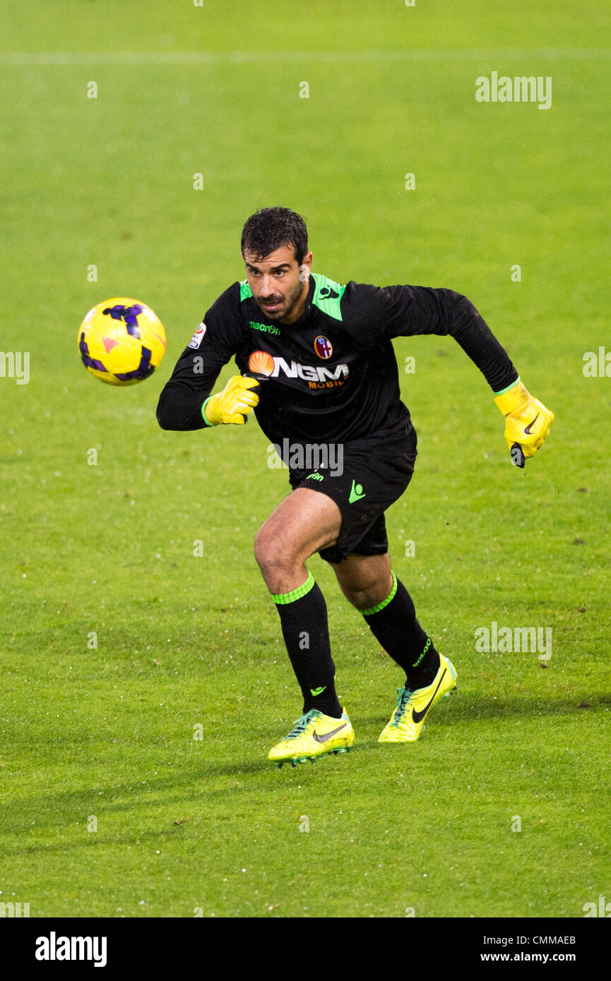 Bologna, Italy. 4th Nov, 2013. Gianluca Curci (Bologna) Football ...
