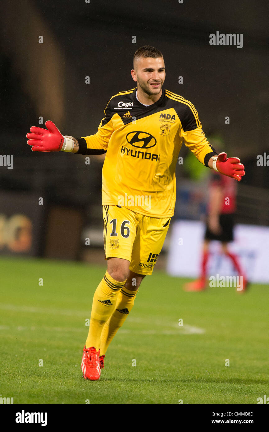 Lyon, France. 2nd Nov, 2013. Anthony Lopes (Lyon) Football / Soccer ...
